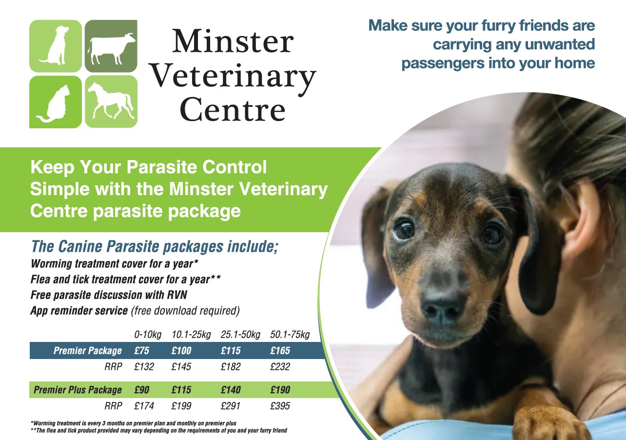 Minster Veterinary Centre Annual Packages and Pricing - The Minster ...